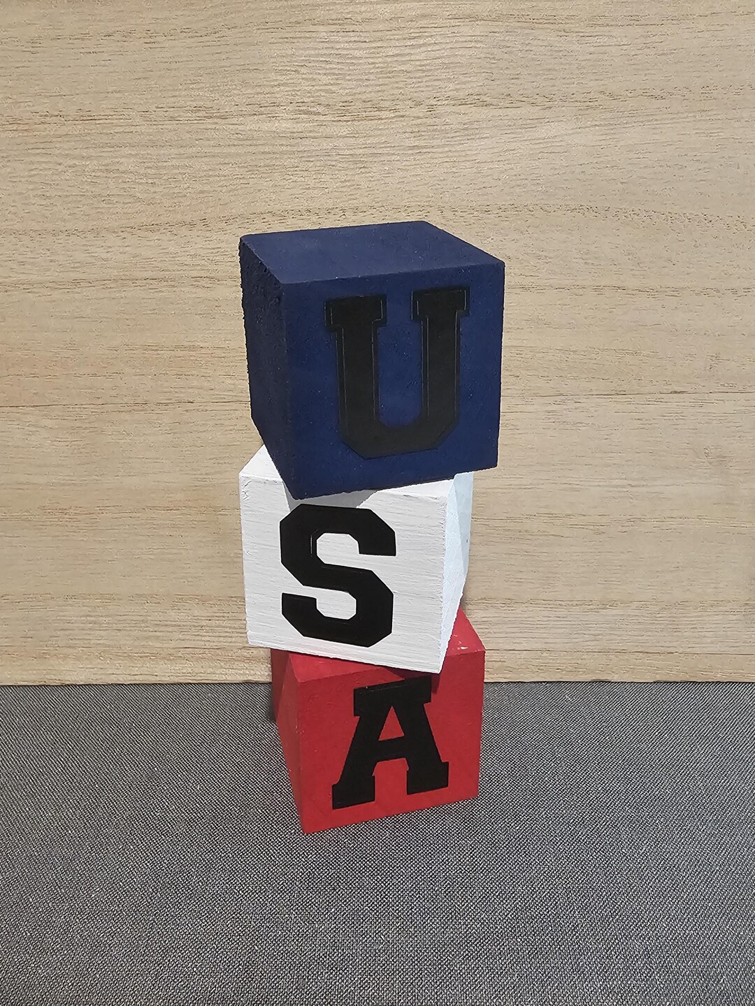 USA Stacked Blocks - Etsy