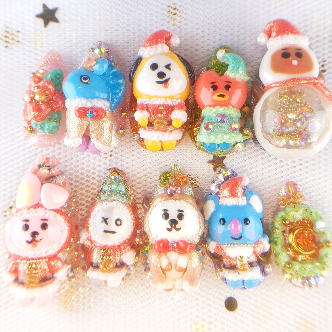 BTS BT21 Christmas Xmas 3D 4D Japanese Korean Bangtan Boy Korea ...