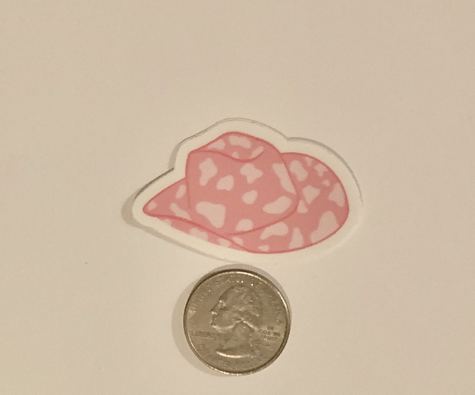 Pink Cowboy Hat Sticker - Etsy