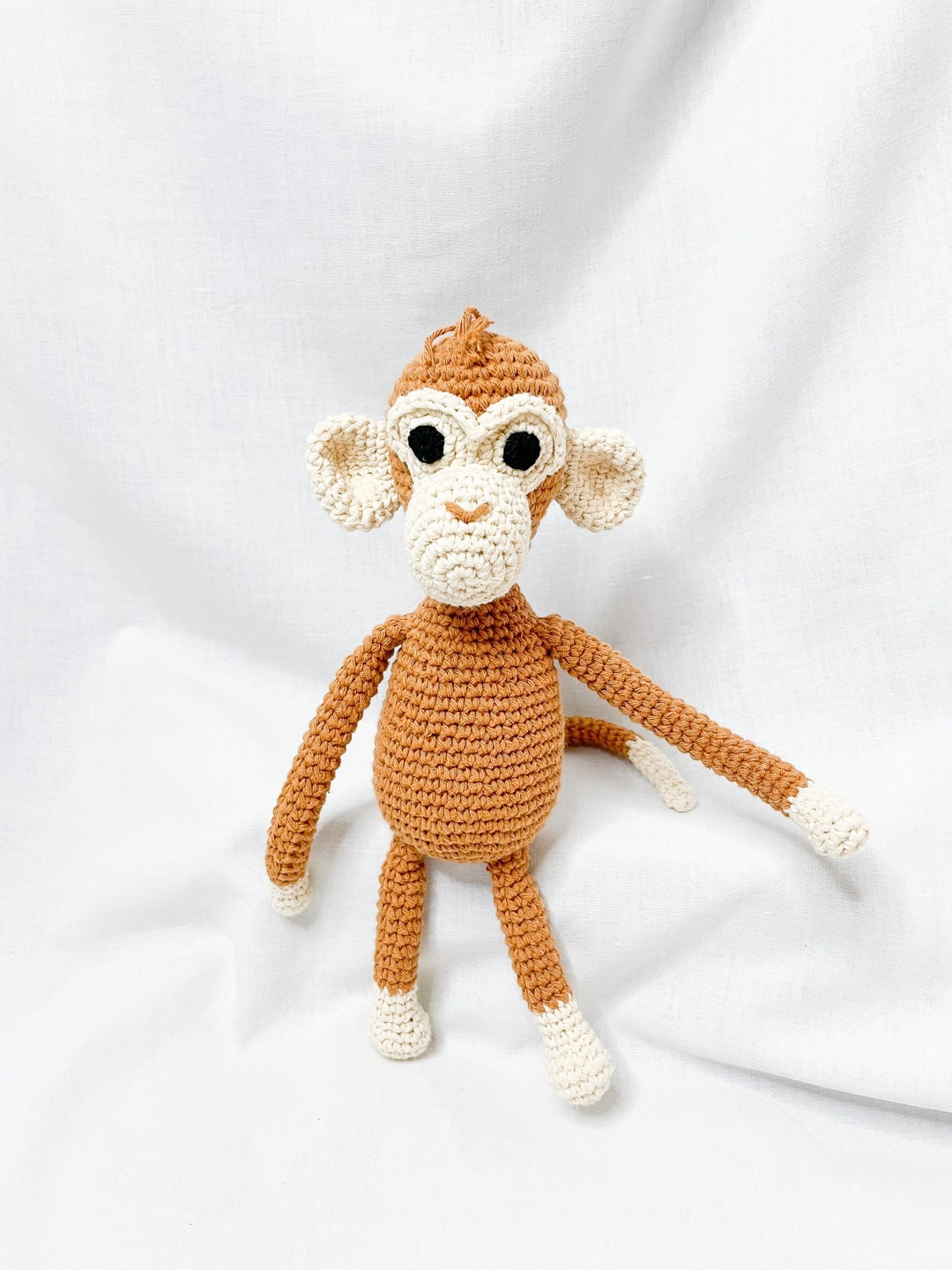 Crochet Monkey Toy Amigurumi Monkey Handmade Toy Plush - Etsy