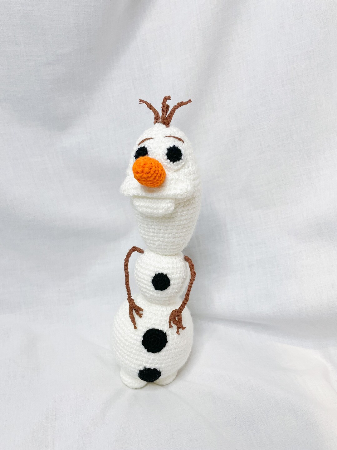 Olaf Crochet Stuffed Toy/frozen Toy/handmade Olaf/nursery Decor/baby ...