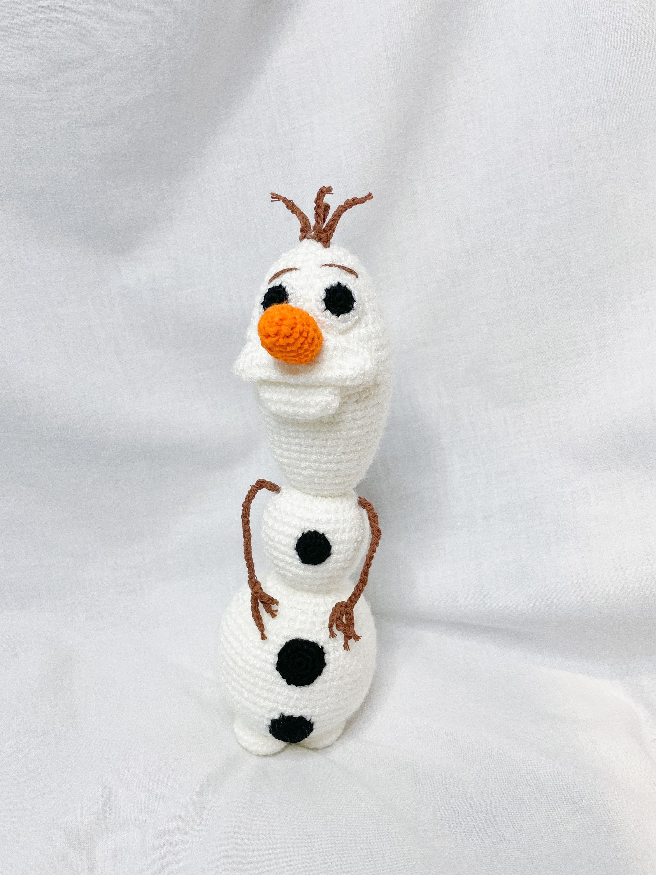 Olaf Crochet Stuffed Toy/frozen Toy/handmade Olaf/nursery Decor/baby ...