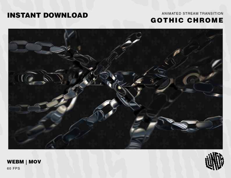 Gothic Animated Stream Transition / Gothic Chrome / Twitch Transition ...