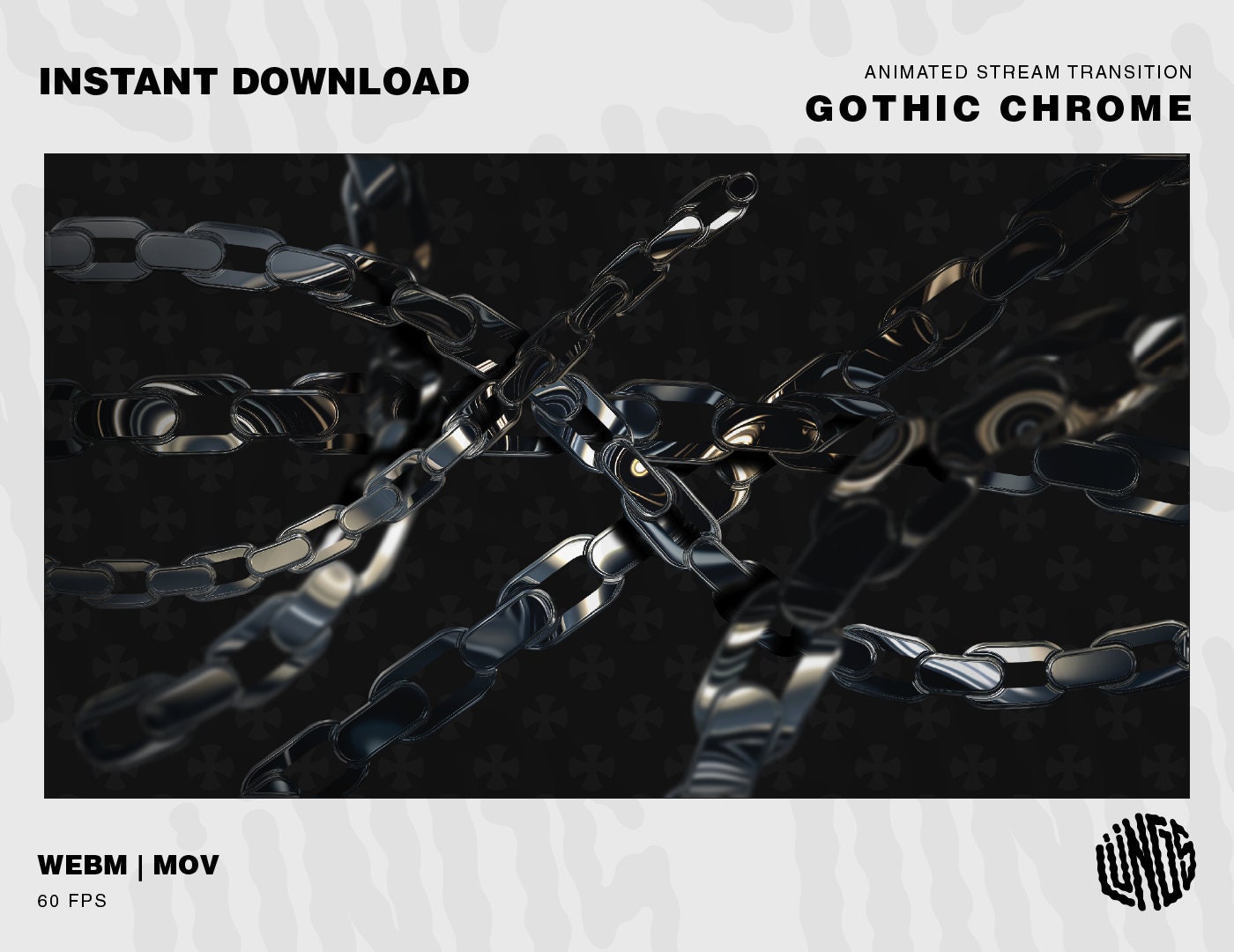Gothic Animated Stream Transition / Gothic Chrome / Twitch Transition ...