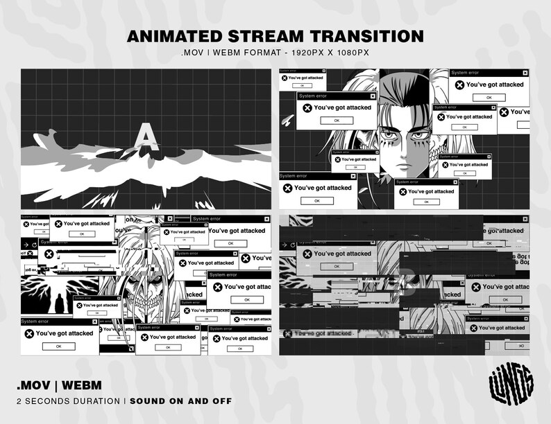Anime Animated Stream Package / Anime Freedom / Twitch Overlay Lofi ...