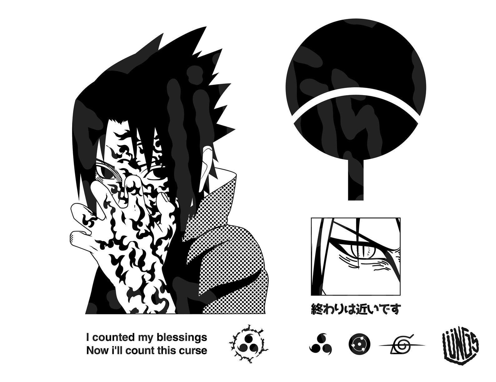 Sasuke svg / Anime svg Anime Design Anime Designs Shirt | Etsy