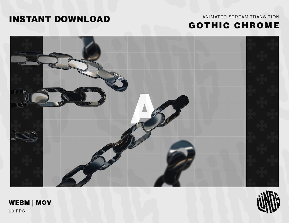 Gothic Animated Stream Transition / Gothic Chrome / Twitch Transition ...