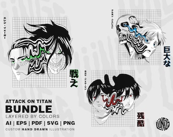 Shingeki No Kyojin | Etsy