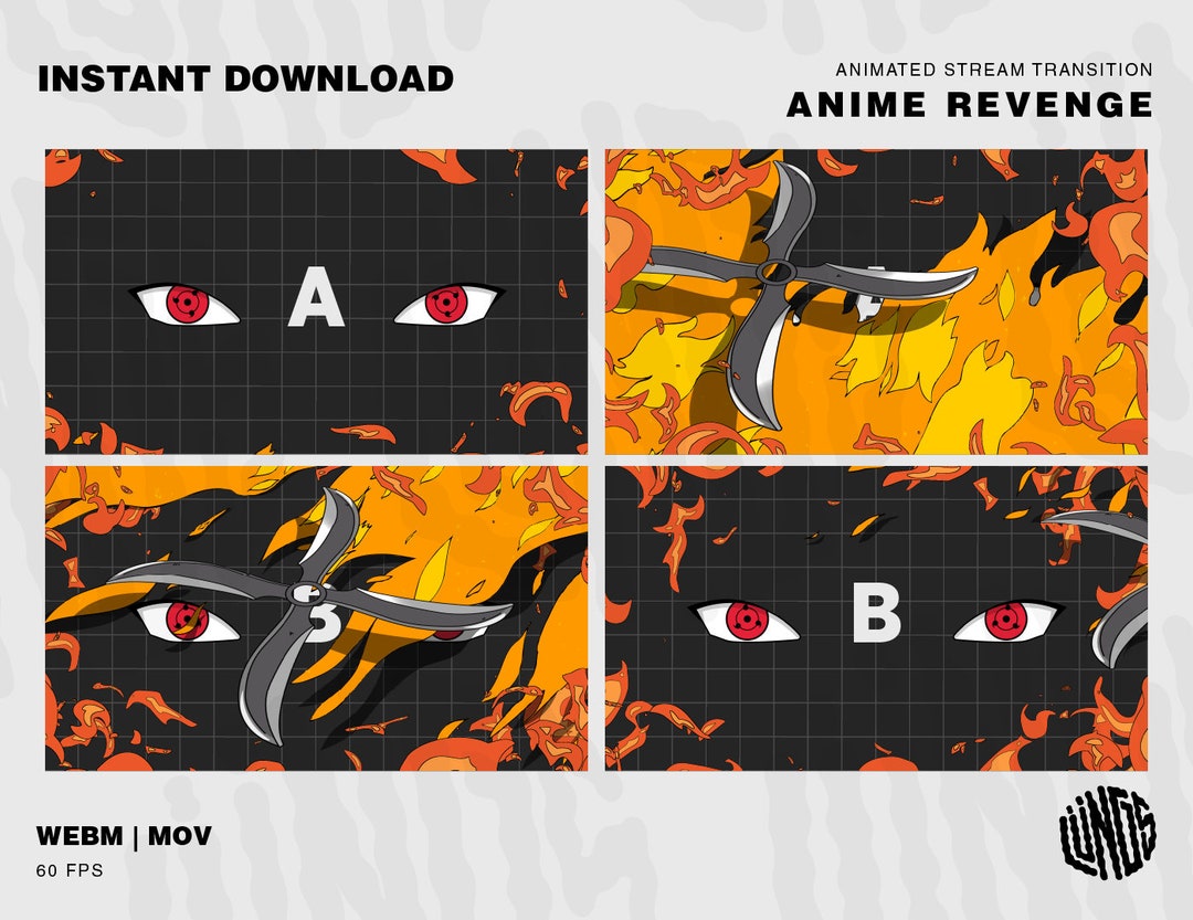 Anime Animated Stream Transition / Anime Revenge / Twitch Transition ...