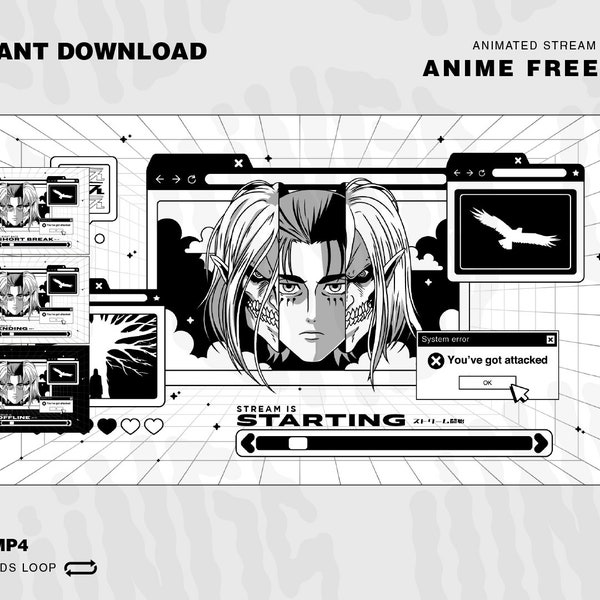 Jujutsu Kaisen Twitch Overlay - Etsy