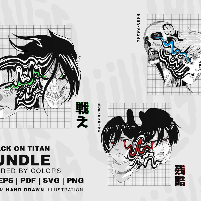 Shingeki No Kyojin - Etsy