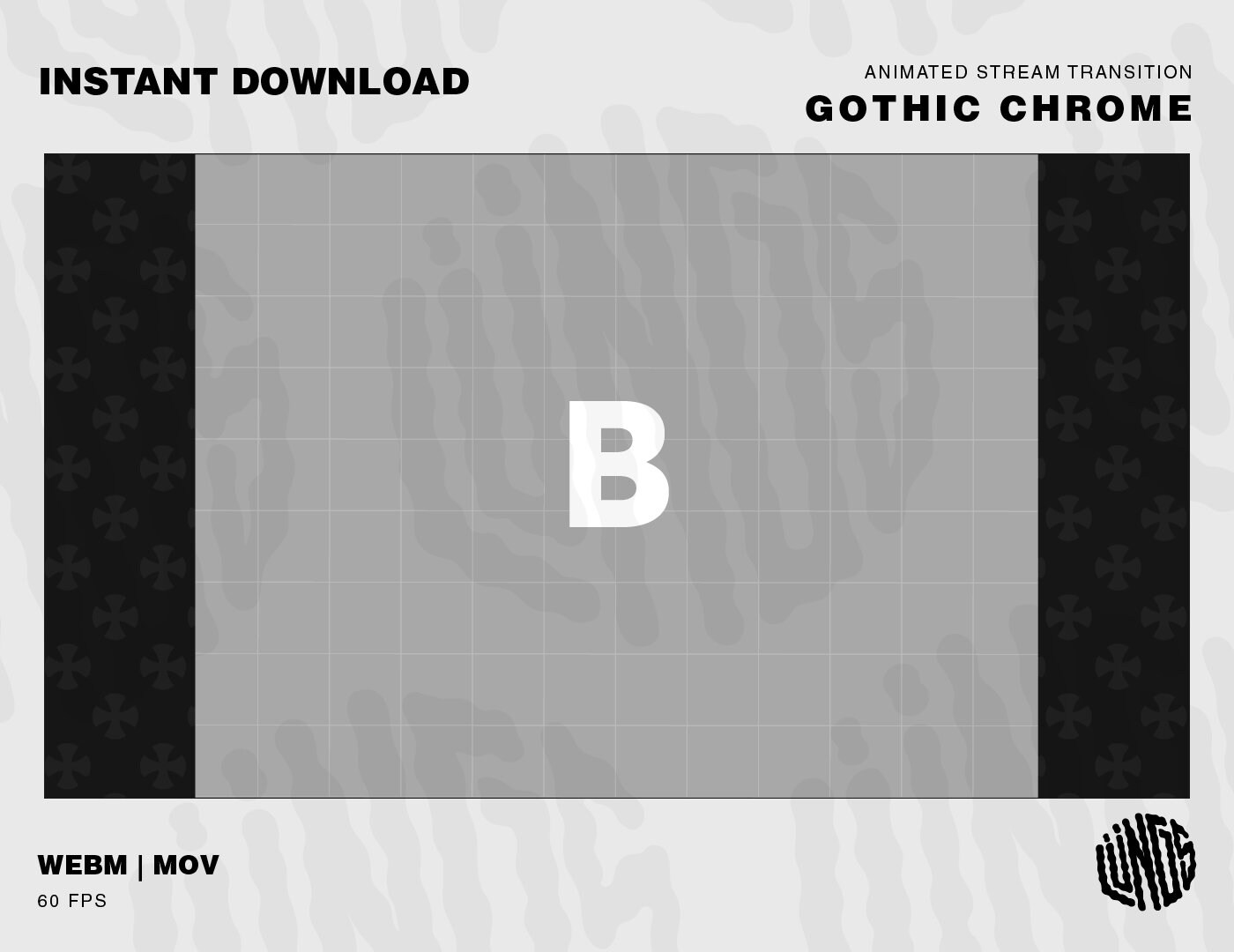 Gothic Animated Stream Transition / Gothic Chrome / Twitch Transition ...