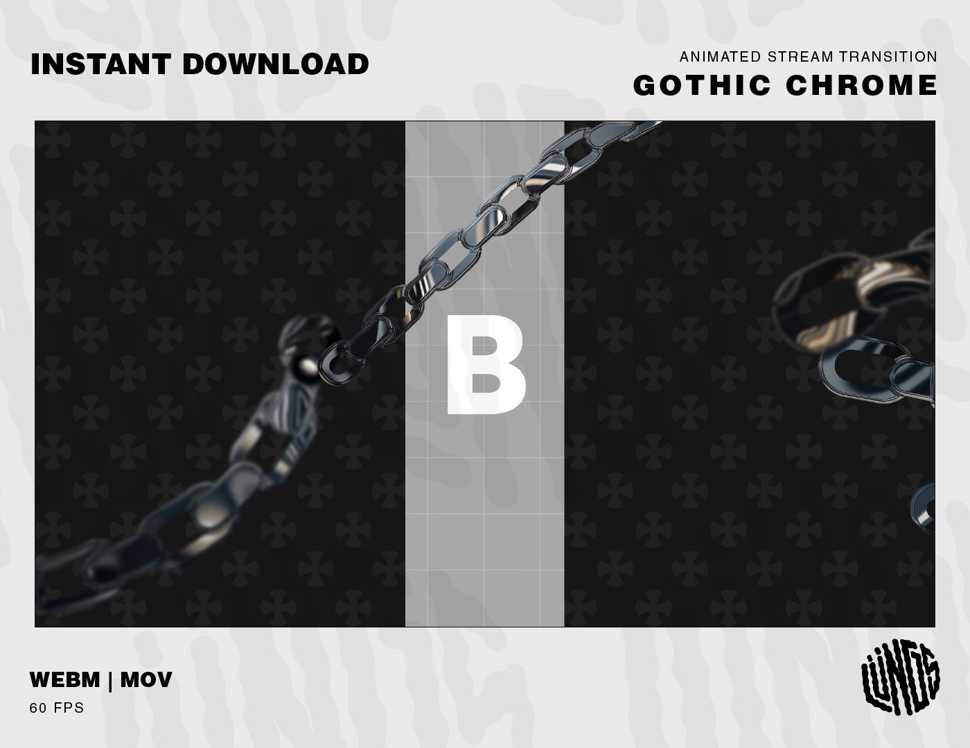 Gothic Animated Stream Transition / Gothic Chrome / Twitch Transition ...