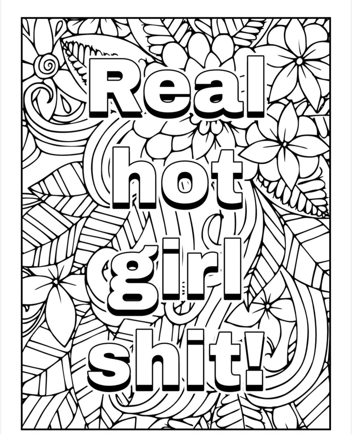 10 Megan Thee Stallion Curse Words Coloring Pages |coloring Pages ...