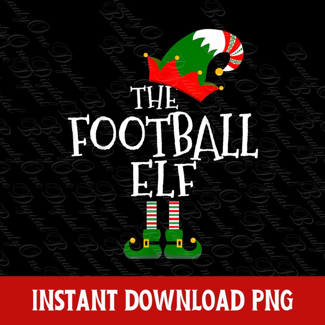Christmas Football Elf Png Sublimation Design, Merry Christmas Png ...