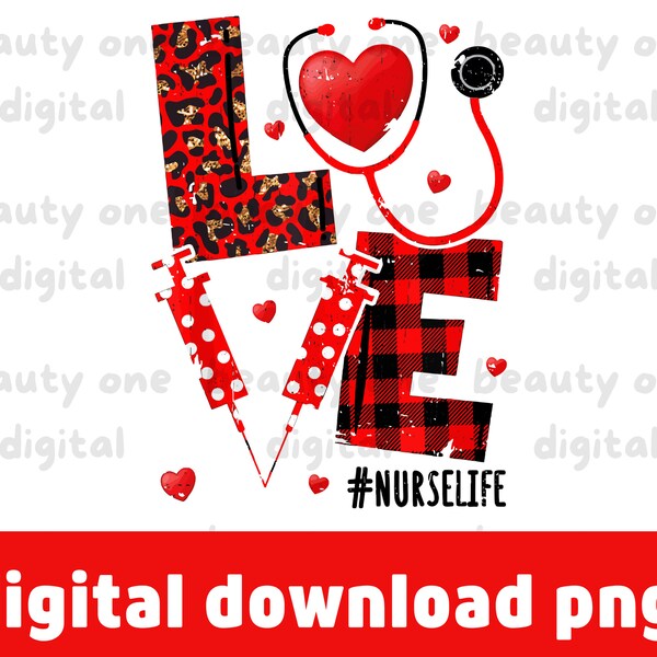 Nurselife Valentine Png - Etsy