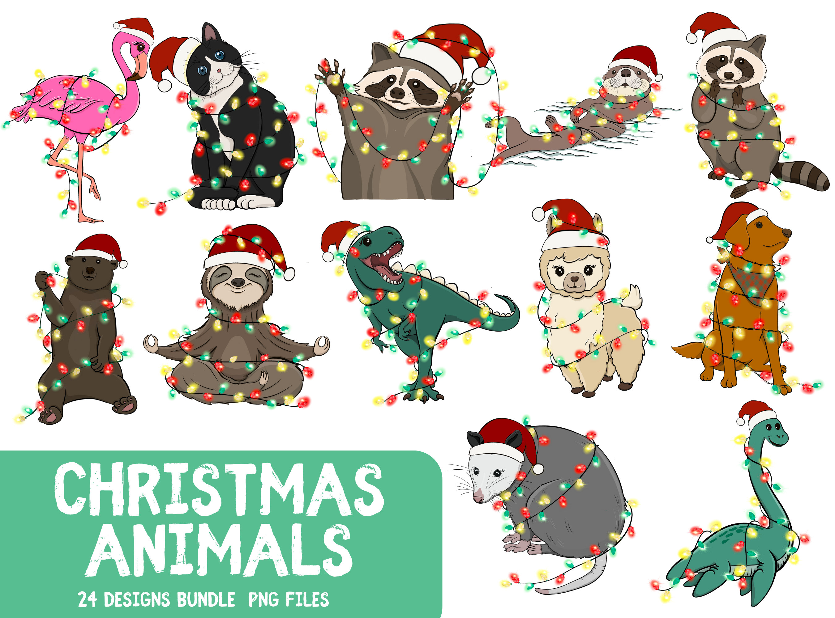 Christmas Animals Clipart
