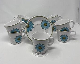Noritake Progression Daisy Coffee Tea Set - Etsy