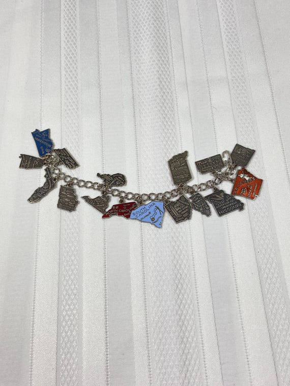 vintage 1970s traveler map - Gem