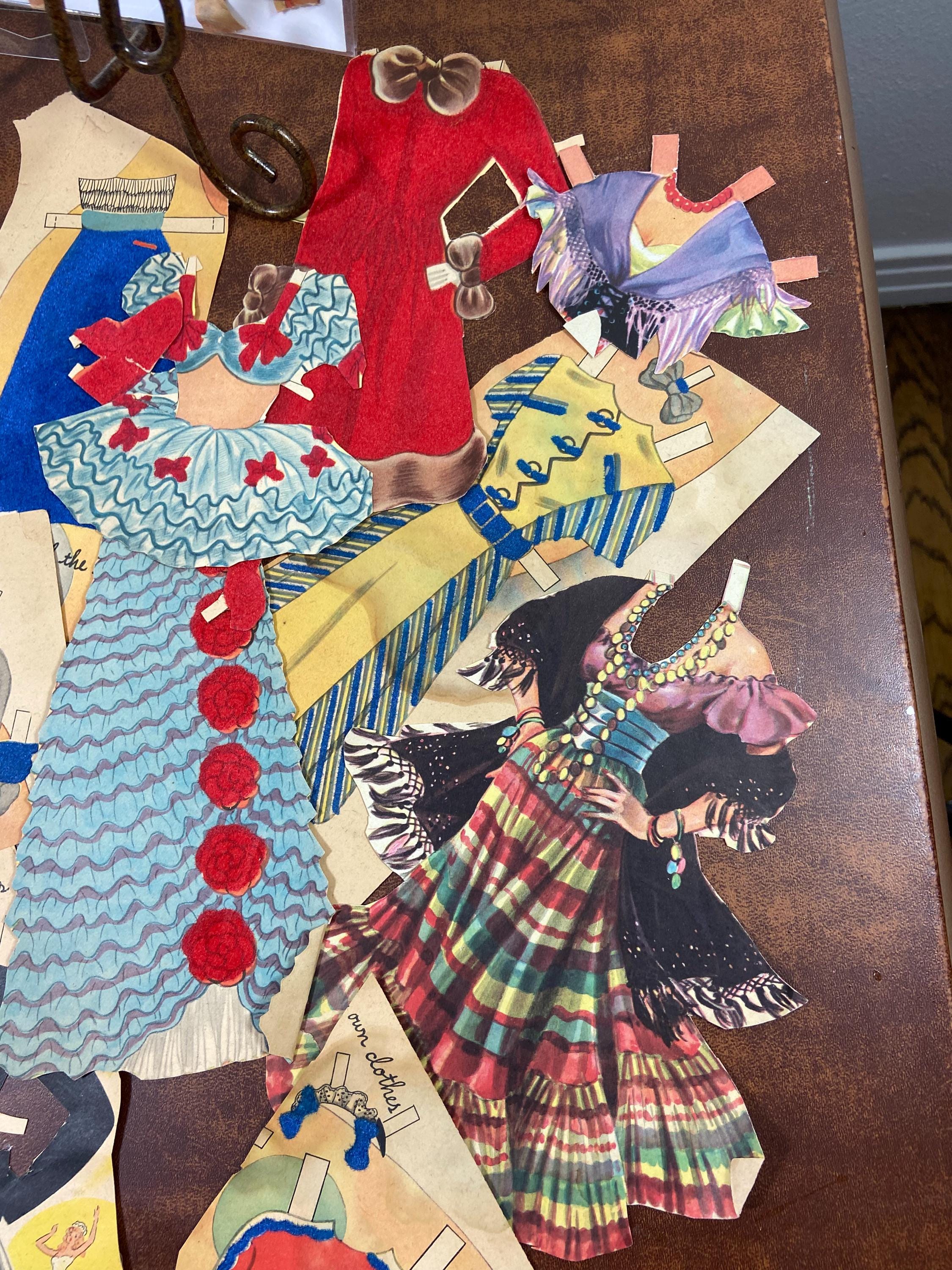 Vintage 40s-50s Paper Dolls Set, BLONDI Cartoon Collection - Etsy