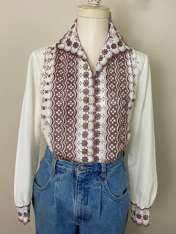 70s embroidery Lee - Gem