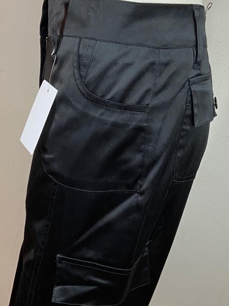 Vintage 80s Gold Flava Satin Poly Pucker Pants / Trousers Lady - Etsy