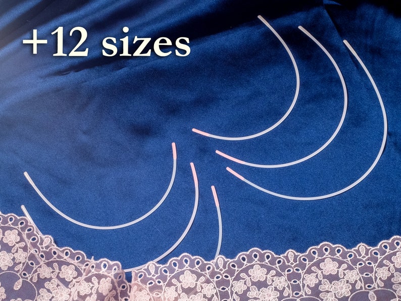 1 Pair Underwire for Bra Making Lacquered Steel Wires for Repair ...