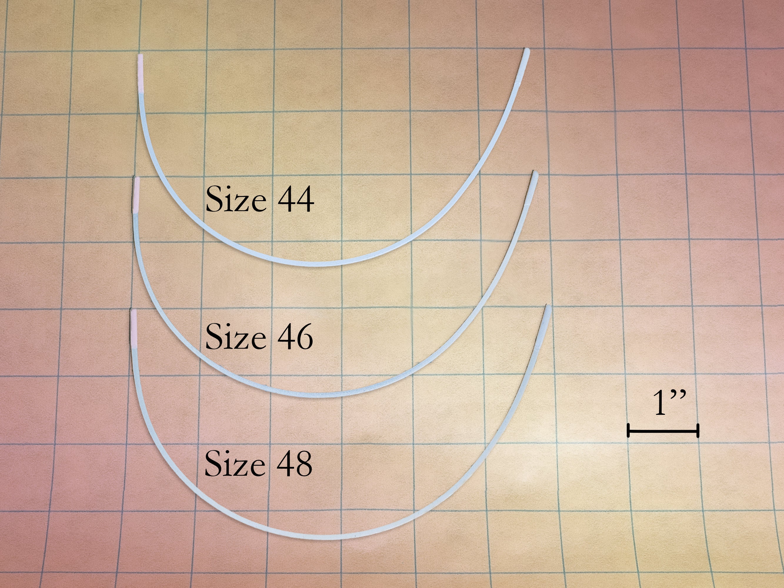 1 Pair Underwire for Bra Making Lacquered Steel Wires for Repair ...
