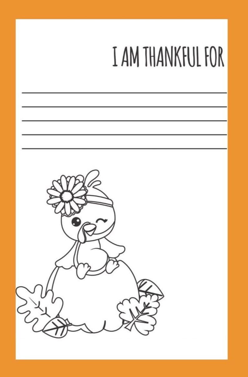 Mini Thanksgiving Activity Book for Kids Printable | Fall Coloring ...