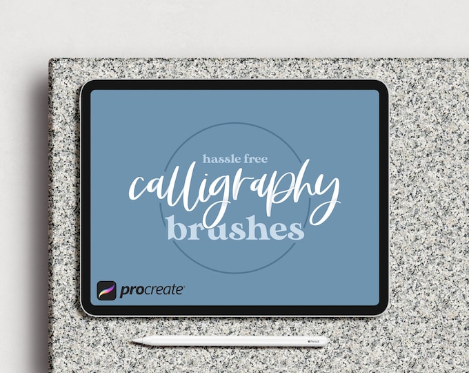 Procreate Calligraphy Brush Set Calligraphy for Procreate - Etsy