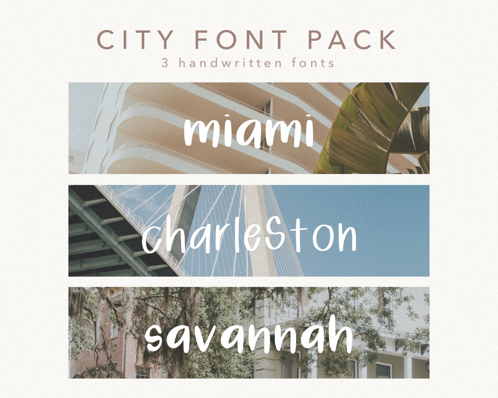 City Font Pack Digital Font Download Handwritten Font Font - Etsy España