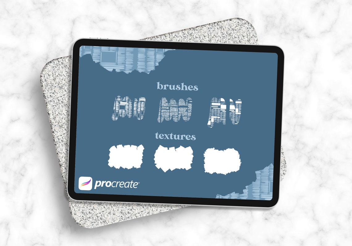 Procreate Newsprint Newspaper Brush and Pattern Set, Brushes for ...