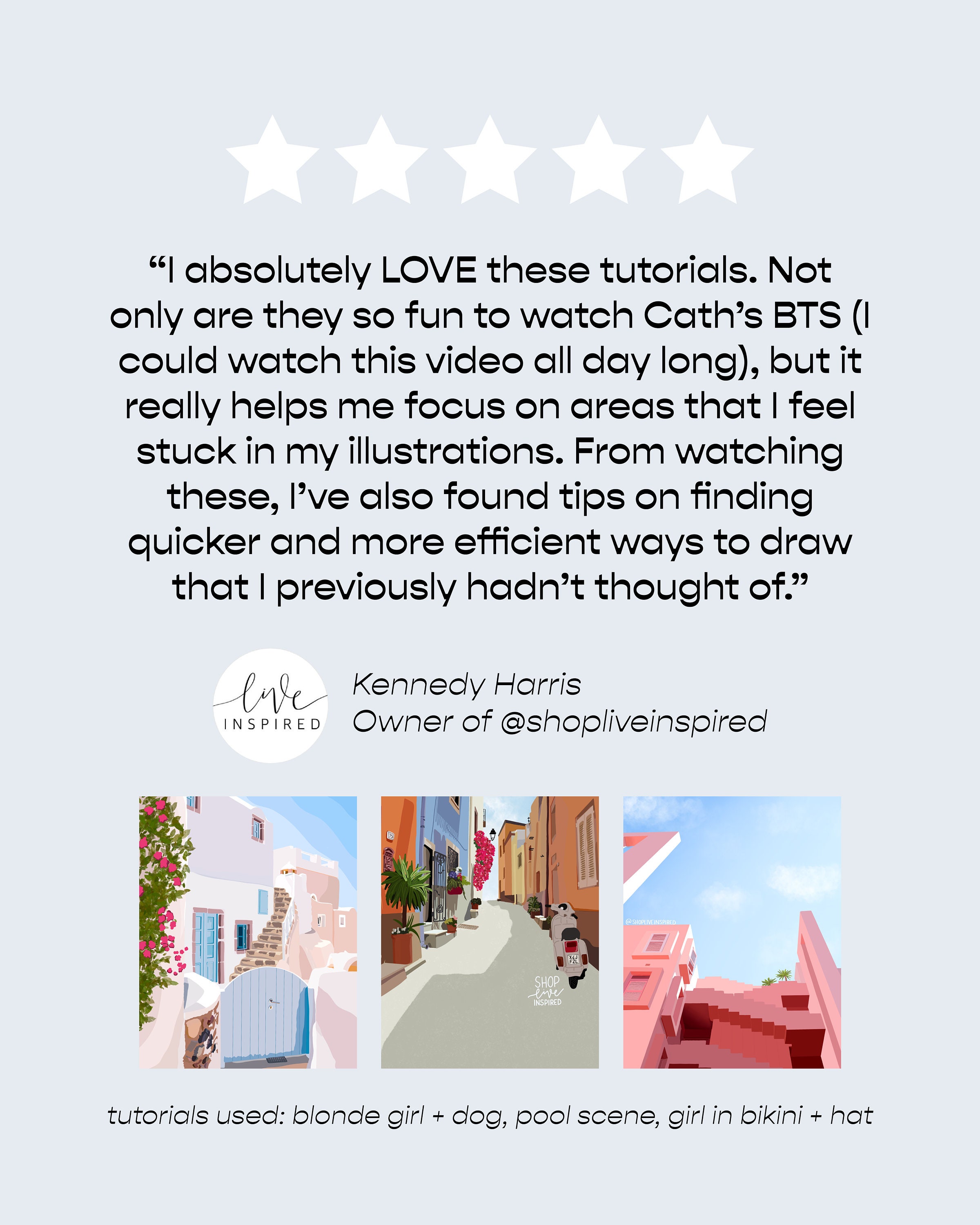 Procreate Digital Illustration Tutorial Bundle Full Bundle - Etsy