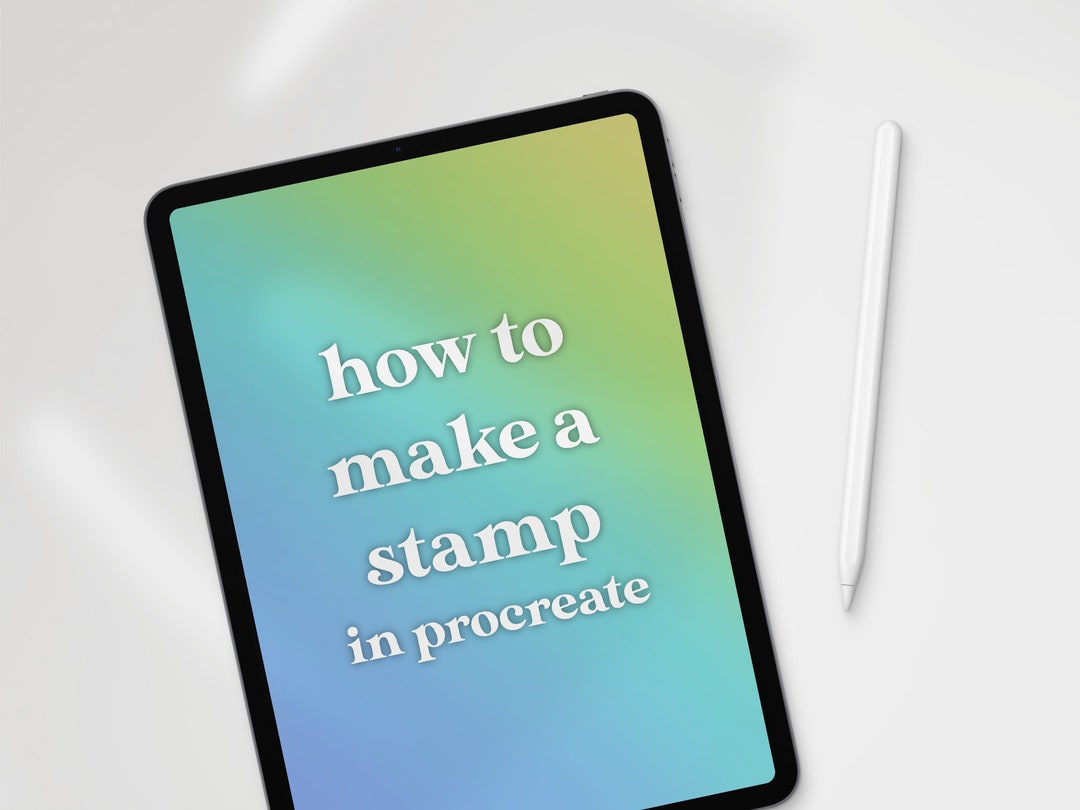 How to Make a Stamp in Procreate , Procreate Tutorial, Illustration ...