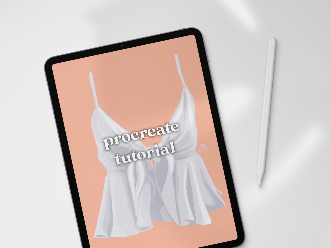 Procreate Digital Art Illustration Clothing Tutorial How to - Etsy