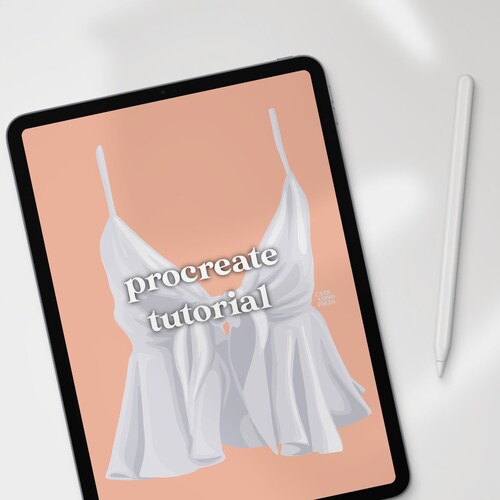 Procreate Digital Art Illustration Clothing Tutorial How to - Etsy