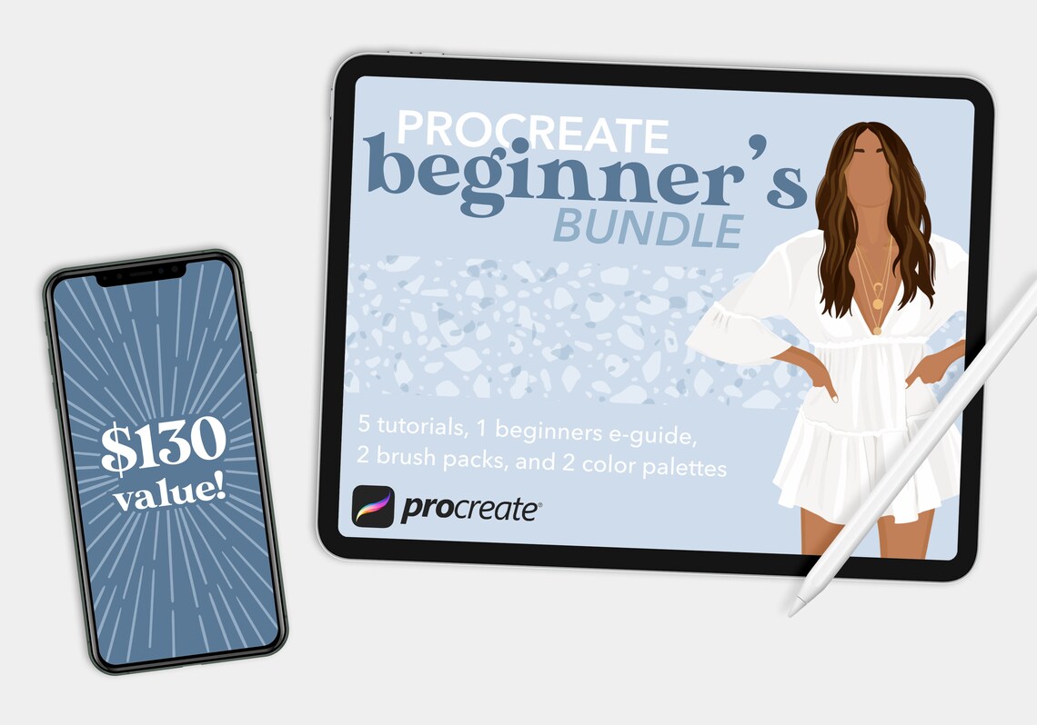 Procreate Beginner's Bundle Beginner Bundle for Digital - Etsy