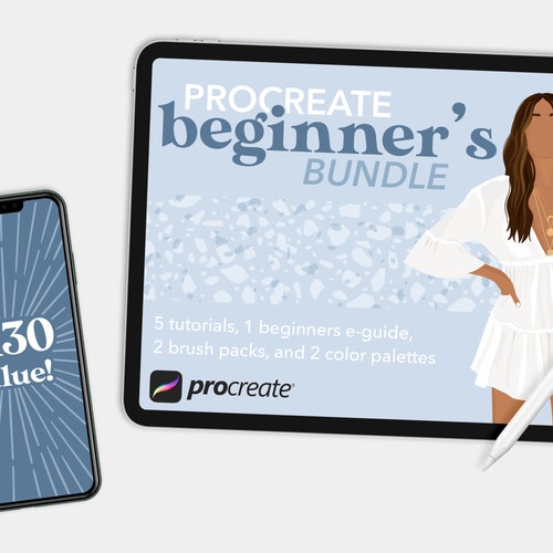 Procreate Beginner's Bundle Beginner Bundle for Digital - Etsy