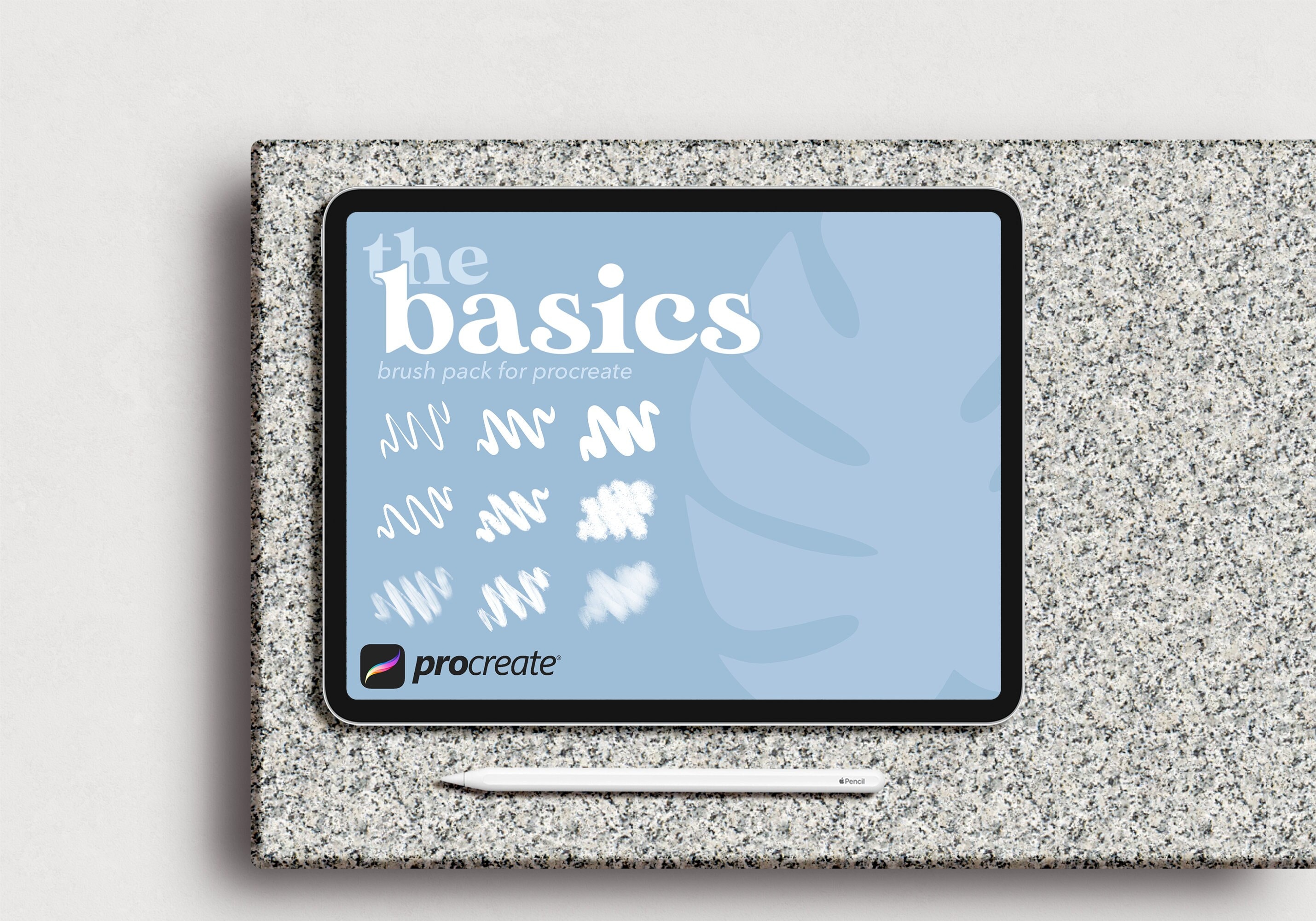 Procreate Brush Set, Basic Custom Easy to Use Beginner Brushes Ink Pen ...