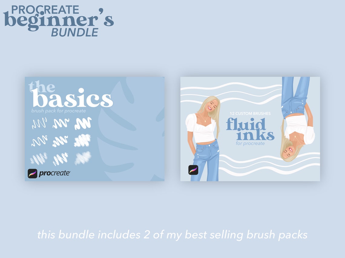 Procreate Beginner's Bundle Beginner Bundle for Digital - Etsy