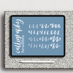 Procreate Calligraphy Brush Set, Calligraphy for Procreate, Brushes for ...