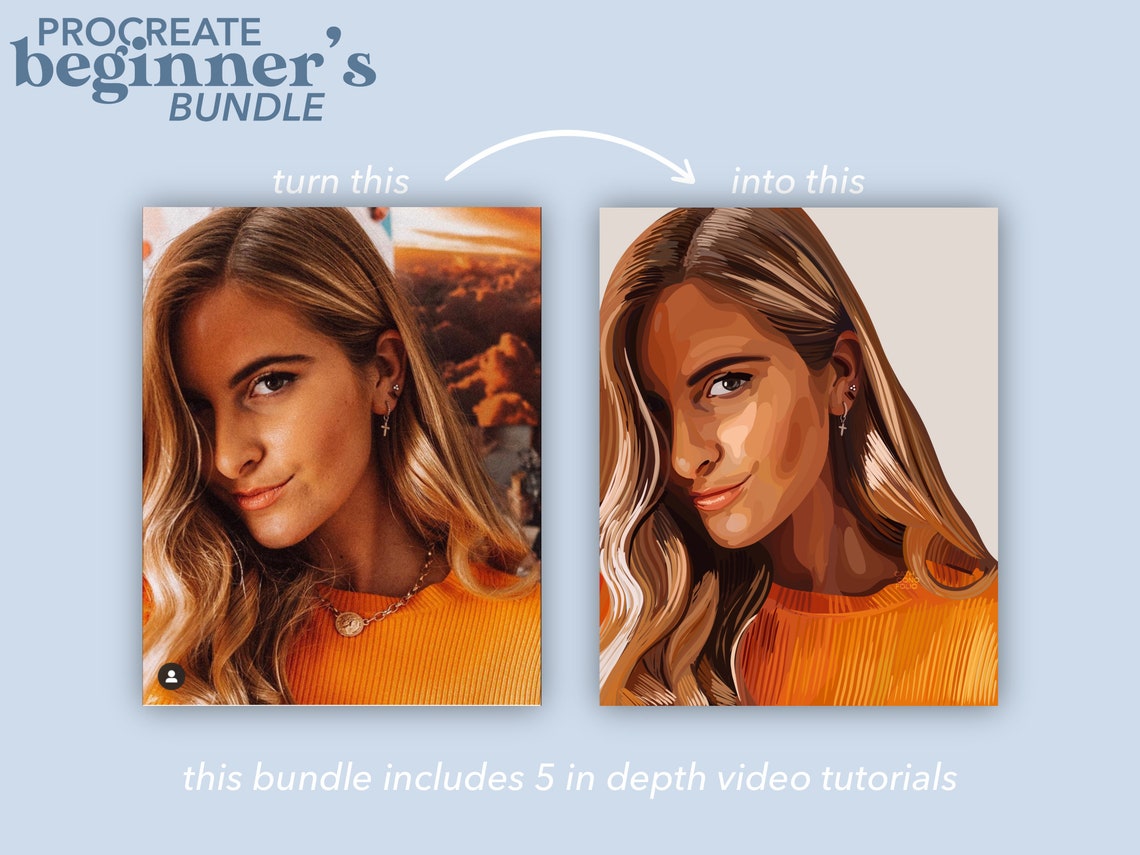 Procreate Beginner's Bundle Beginner Bundle for Digital - Etsy