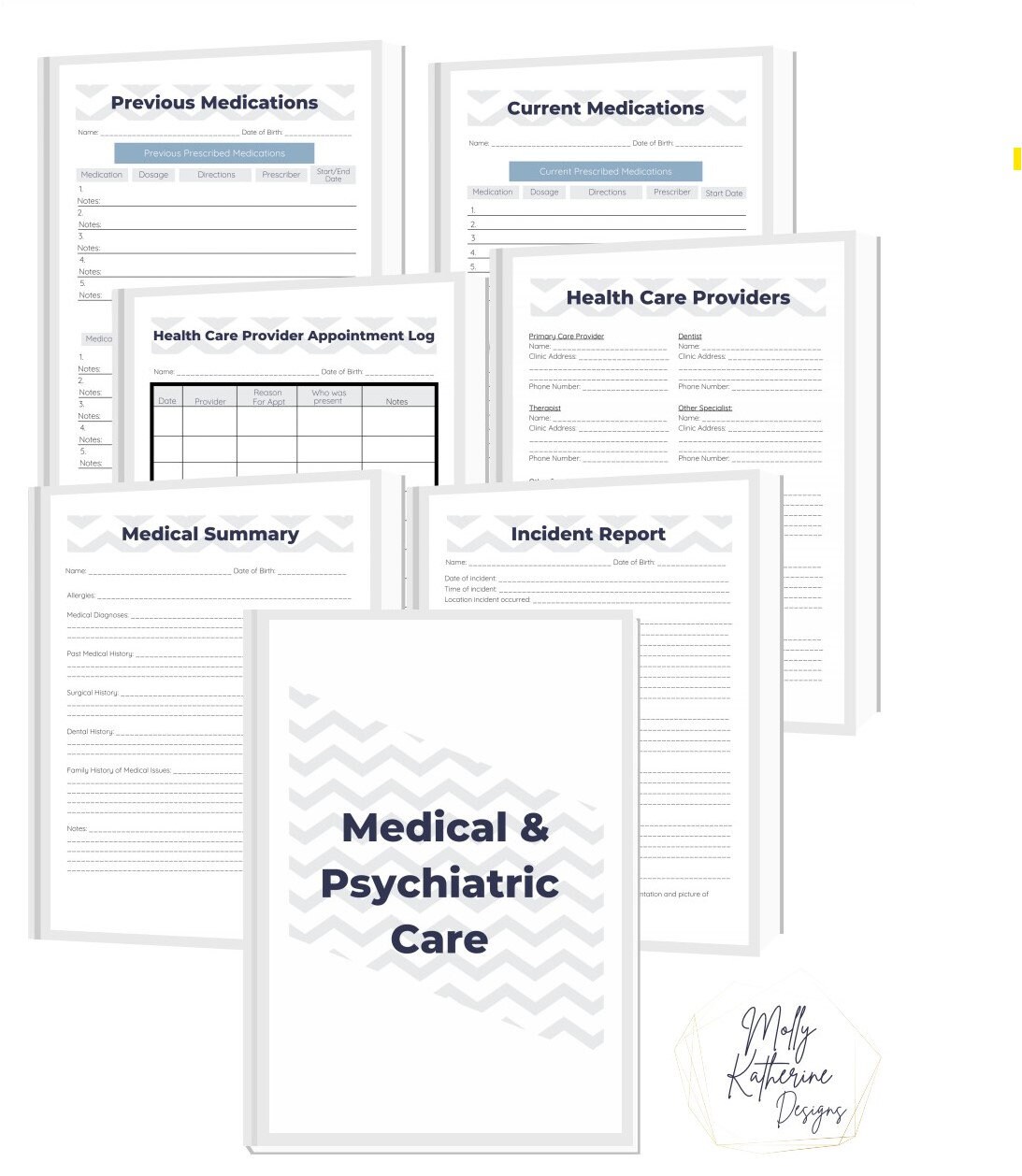 Foster Kid Care Binder COLOR PRINTED BINDER | Etsy