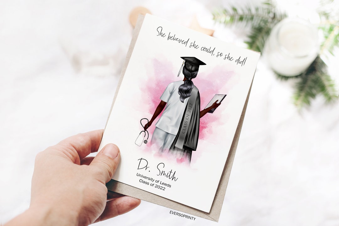 Personalised Doctor Graduation Card, University Graduation, Medical ...