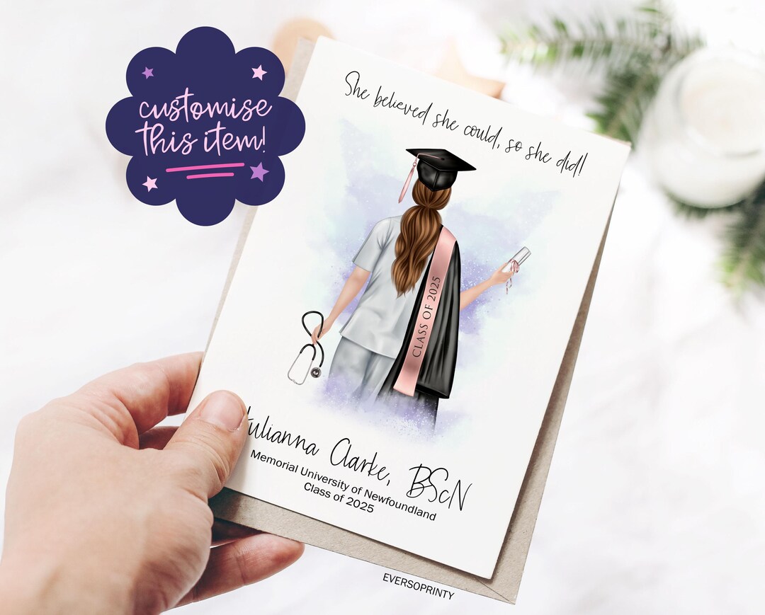 Personalised Doctor Graduation Card, University Graduation, Medical ...