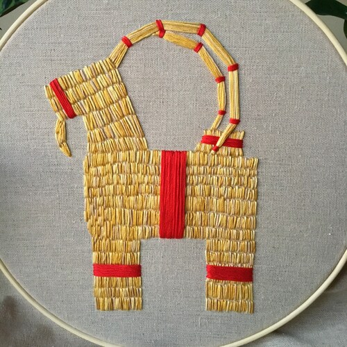 Julbock Embroidery Pattern - Etsy