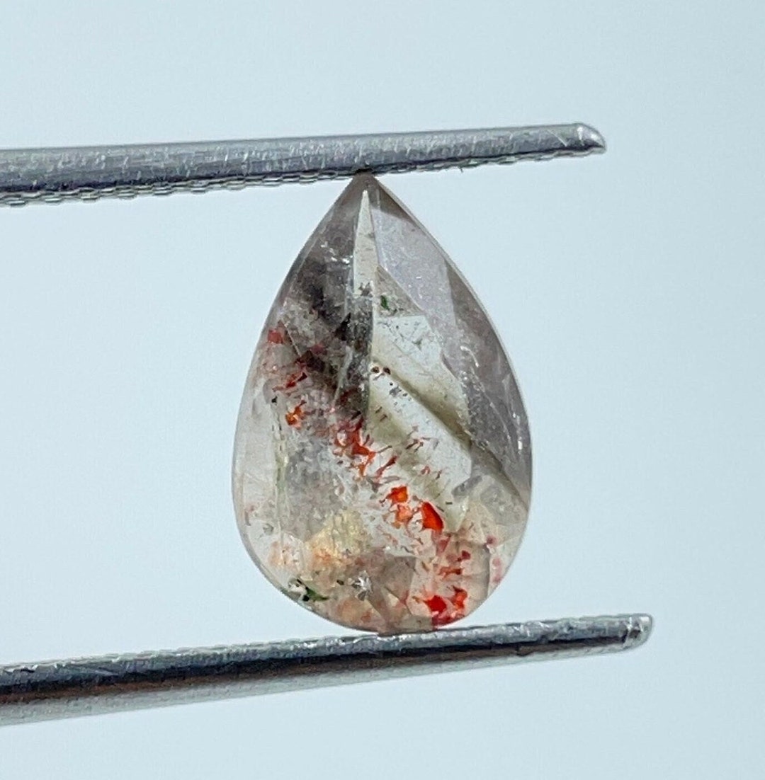 Super Seven Gemstone, Faceted Pear Shape 10x6.7x4.6mm, 1.40ct Loose ...