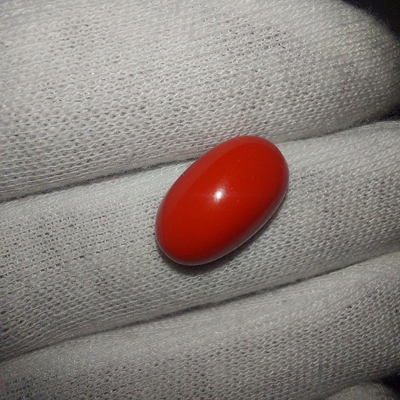 AAA Red Coral Gemstone | Natural Moonga Loose Stone for Jewelry - Etsy