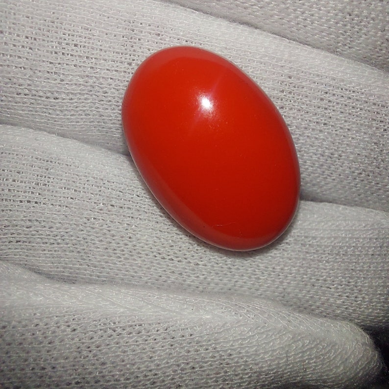 AAA Red Coral Gemstone | Natural Moonga Loose Stone for Jewelry - Etsy