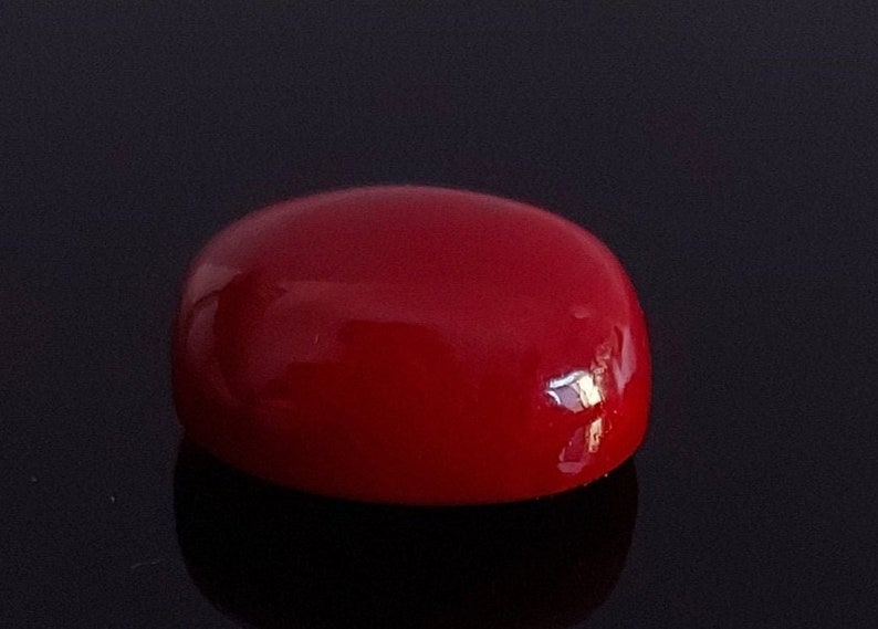 4-8 Carat AAA Coral Stone Red Color, Cabochon Loose Gemstone Coral for ...